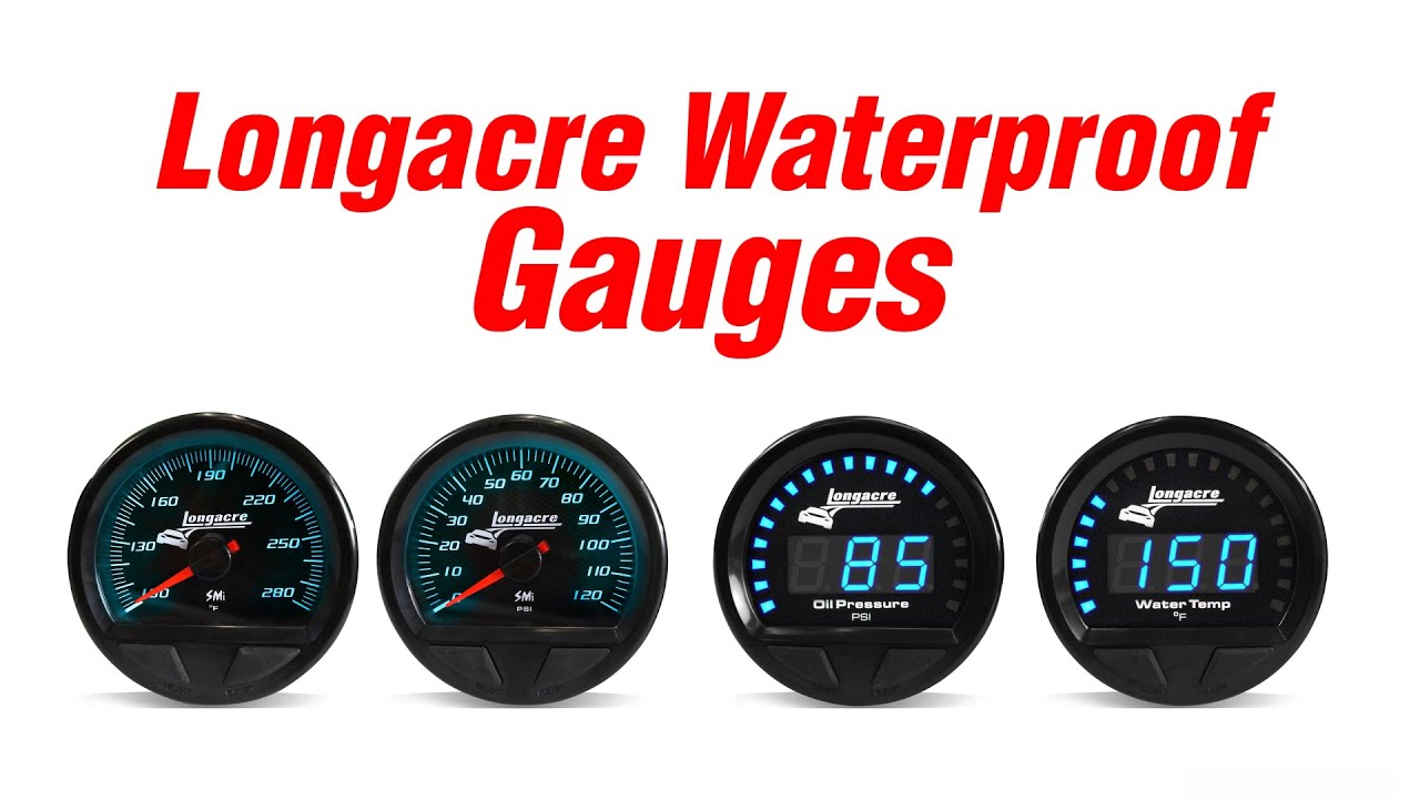 Waterproof Led Gauges From Longacre Racing Products The Next