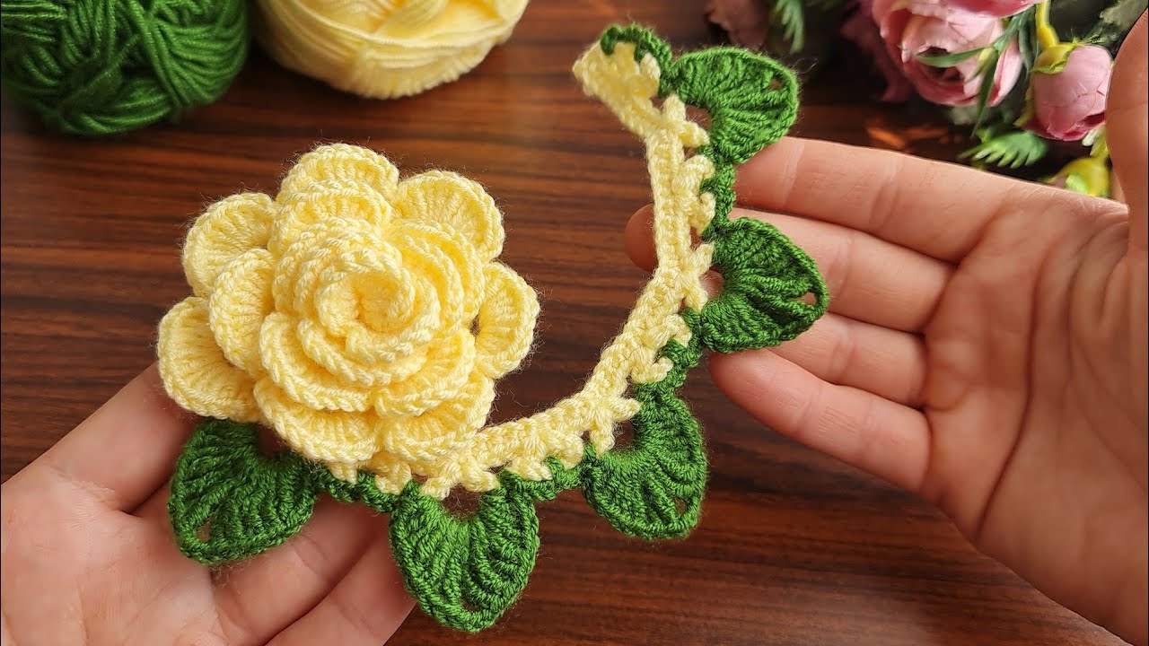 Crochet Rose Patterns Crochet Easy Rose Flower Pattern