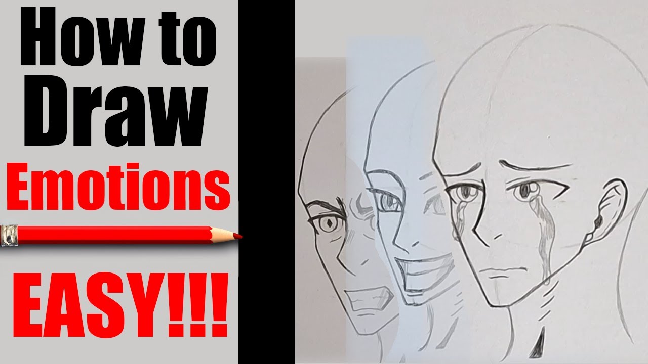 How To Draw Emotions Drawtokyo Easy Youtube