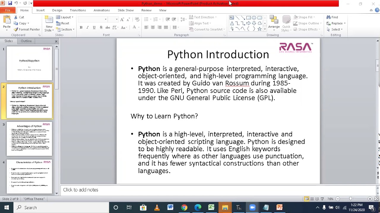 Introduction To Python Biopython Youtube