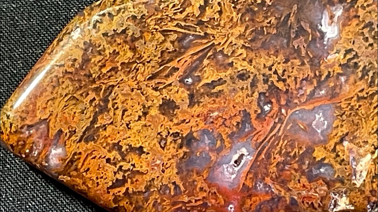 Lavic Ca Polished Moss Agate Jasper Youtube