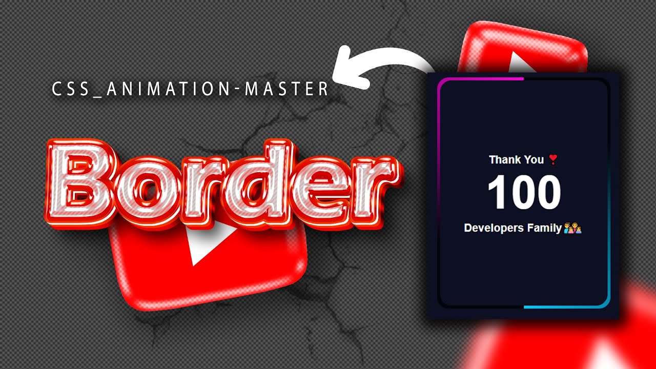 Border Css Animation Master Youtube