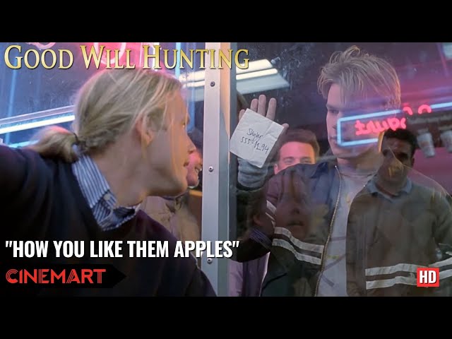 Good Will Hunting Quotes Apples Good Will Hunting 1997 My Boy S
