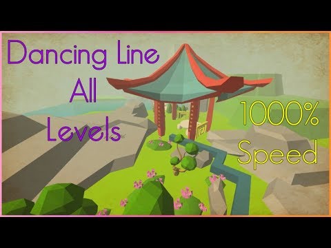 Dancing Line All Levels 1000 Speed Outdated Youtube