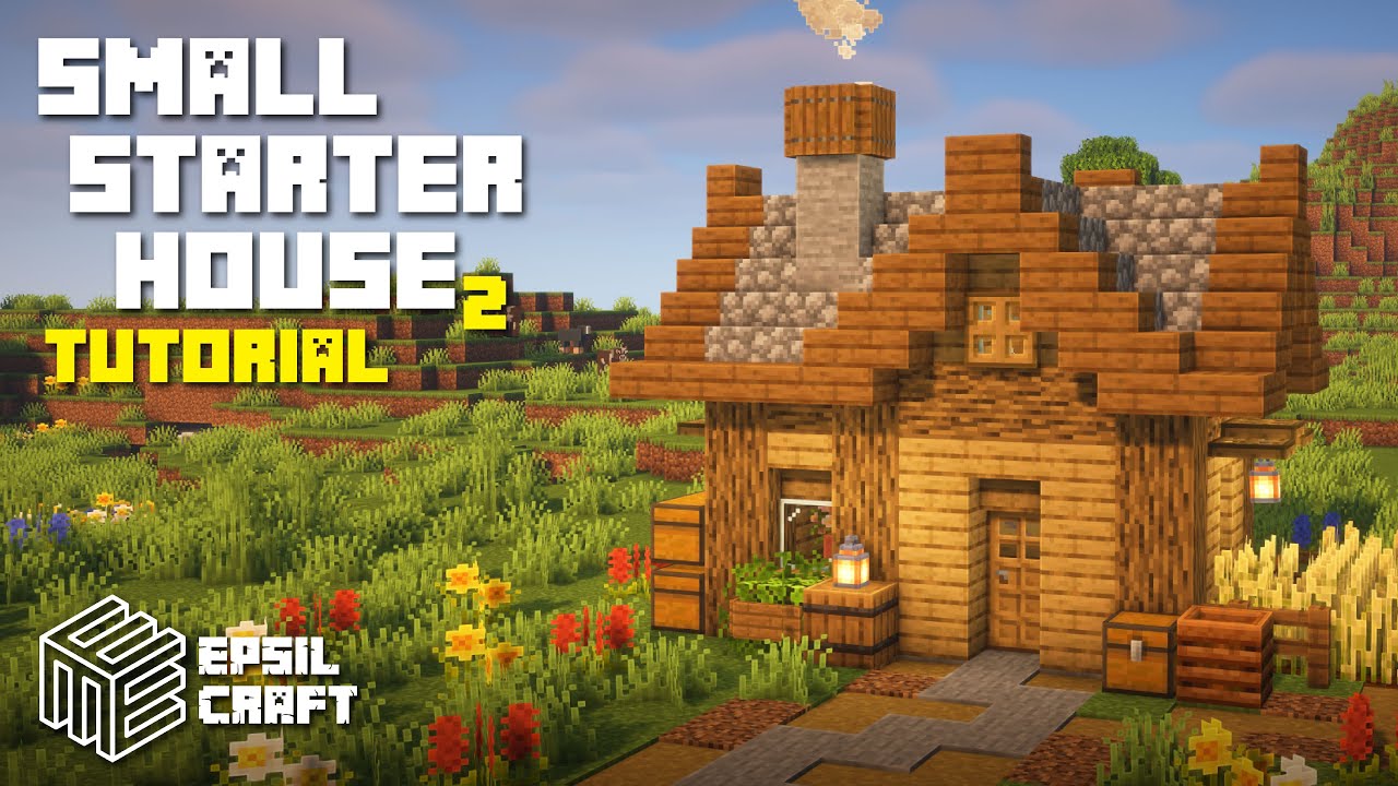 Minecraft 1 21 How To Build A Small Starter House In Survival Full