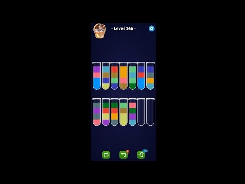 Colour Sort Level 166 Youtube