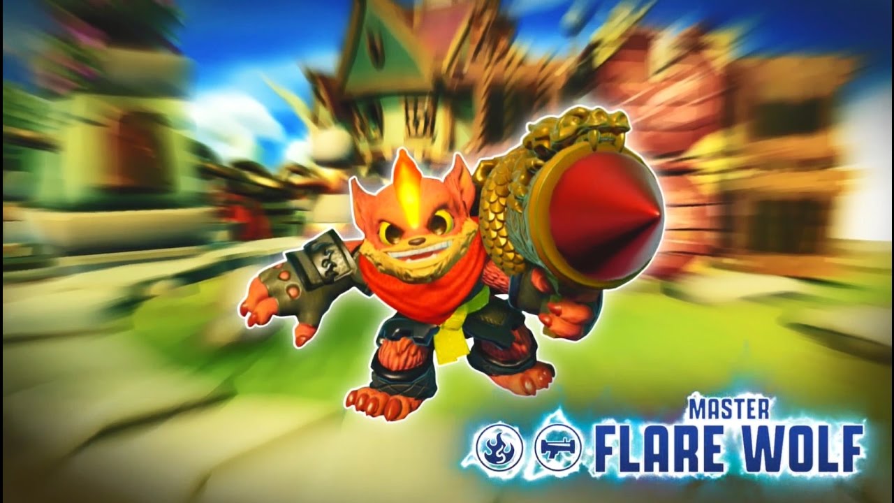 Skylanders Imaginators Flare Wolf Soul Gem Preview Youtube
