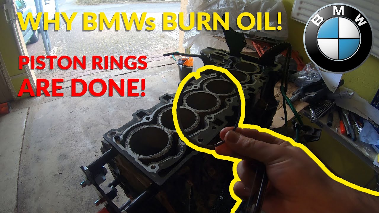 Real Reason Why The Bmw N52 Engine Burns Oil Worn Piston Rings Bmw