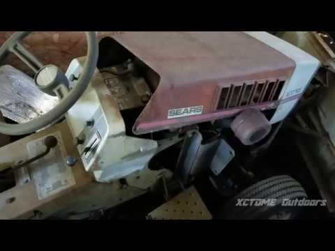 My Vintage Equipment Part 2 1970s Sears Suburban St10 Tractor Mower