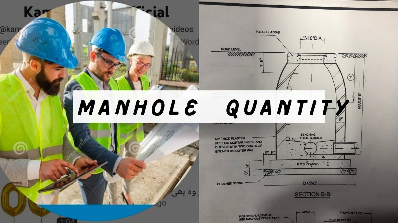 How To Calculate Manhole Quantity Youtube