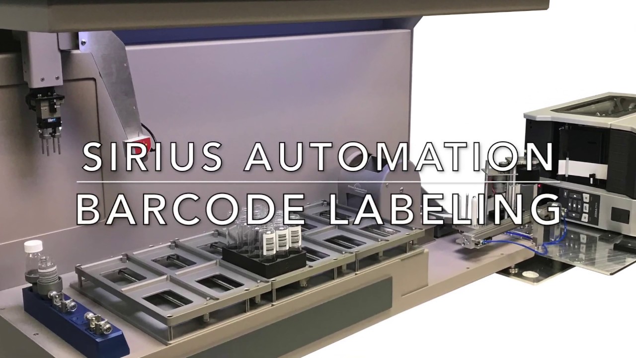 Sirius Automation Automated Barcode Labeling Youtube