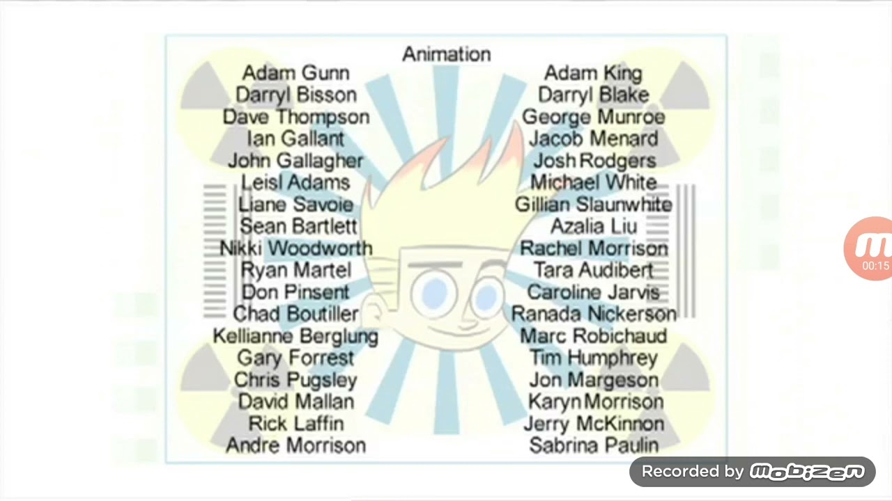 Johnny Test Season 02 End Credits 2006 Youtube
