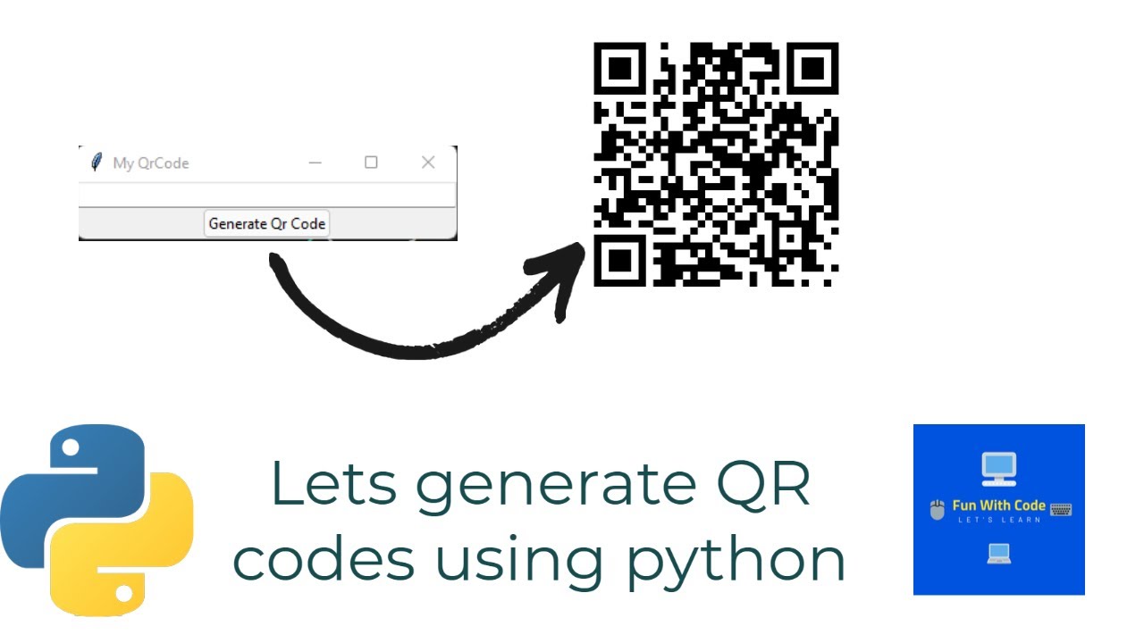 Creating A Qr Code Generator Using Python Qrcode Youtube