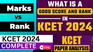 Kcet Rank Vs Marks 2024 Kcet Marks Vs Rank 2024 Kcet Grace Marks Kcet ...