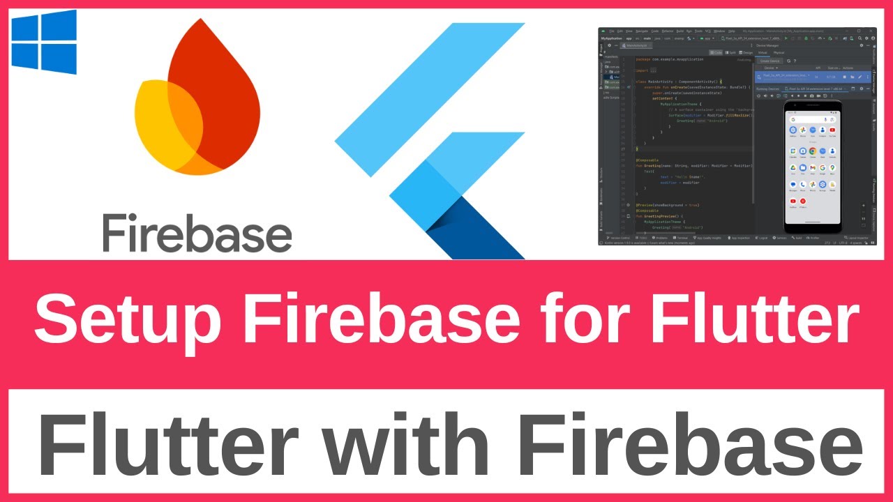 Flutter With Firebase Tutorial Add Firebase To Your Flutter App