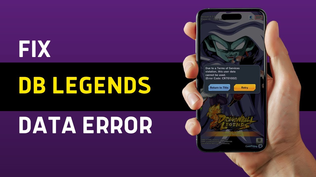 How To Fix Db Legends Data Transfer Failed 2025 Guide Youtube
