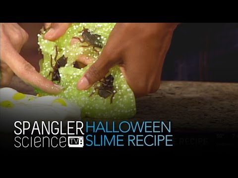 Halloween Slime Recipe Cool Science Experiment Youtube