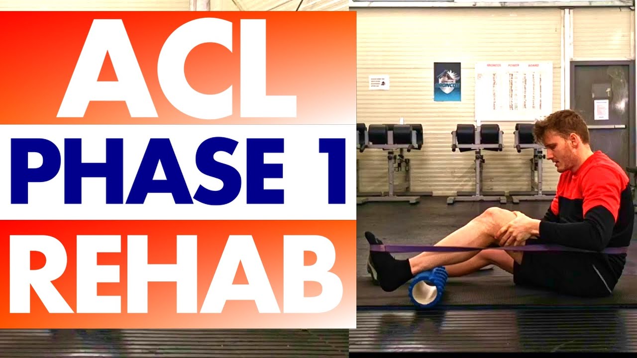 Acl Rehab Exercise Guide Phase 1 Surgery Recovery Axe Rugby