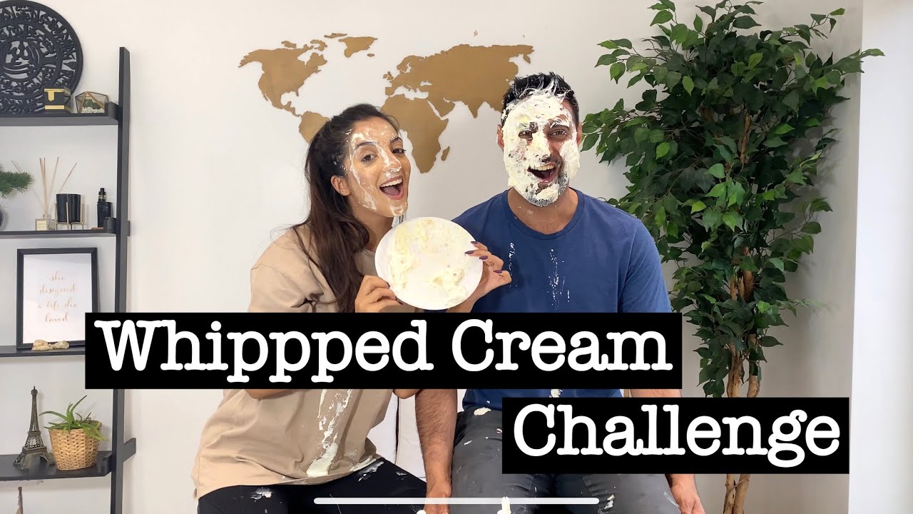 The Whipped Cream Challenge Couple Edition Youtube