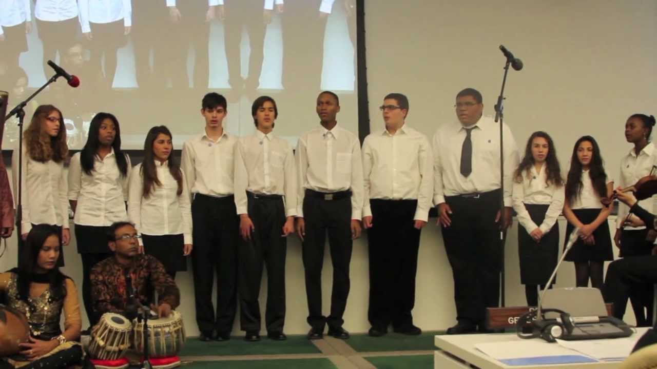 The Child School Legacy High School Guest Of Honor At United Nations