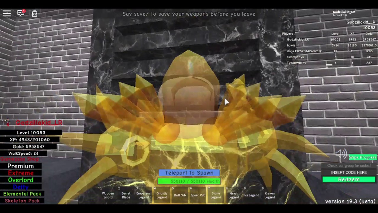 Roblox Infinity Rpg All Bosses Youtube