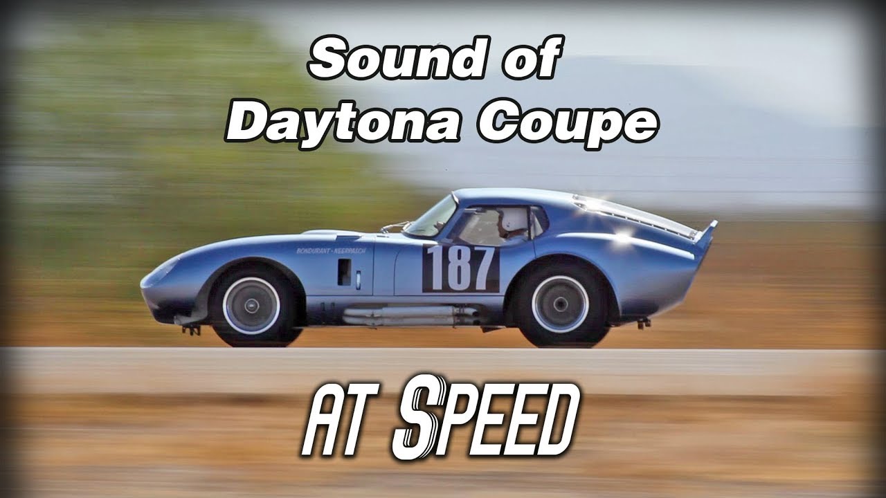 Best 289 Ford Engine Sound Shelby Daytona Coupe 1 2 Mile Exhaust Asmr