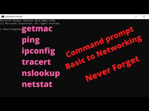 Important Networking Commands 2021 Youtube