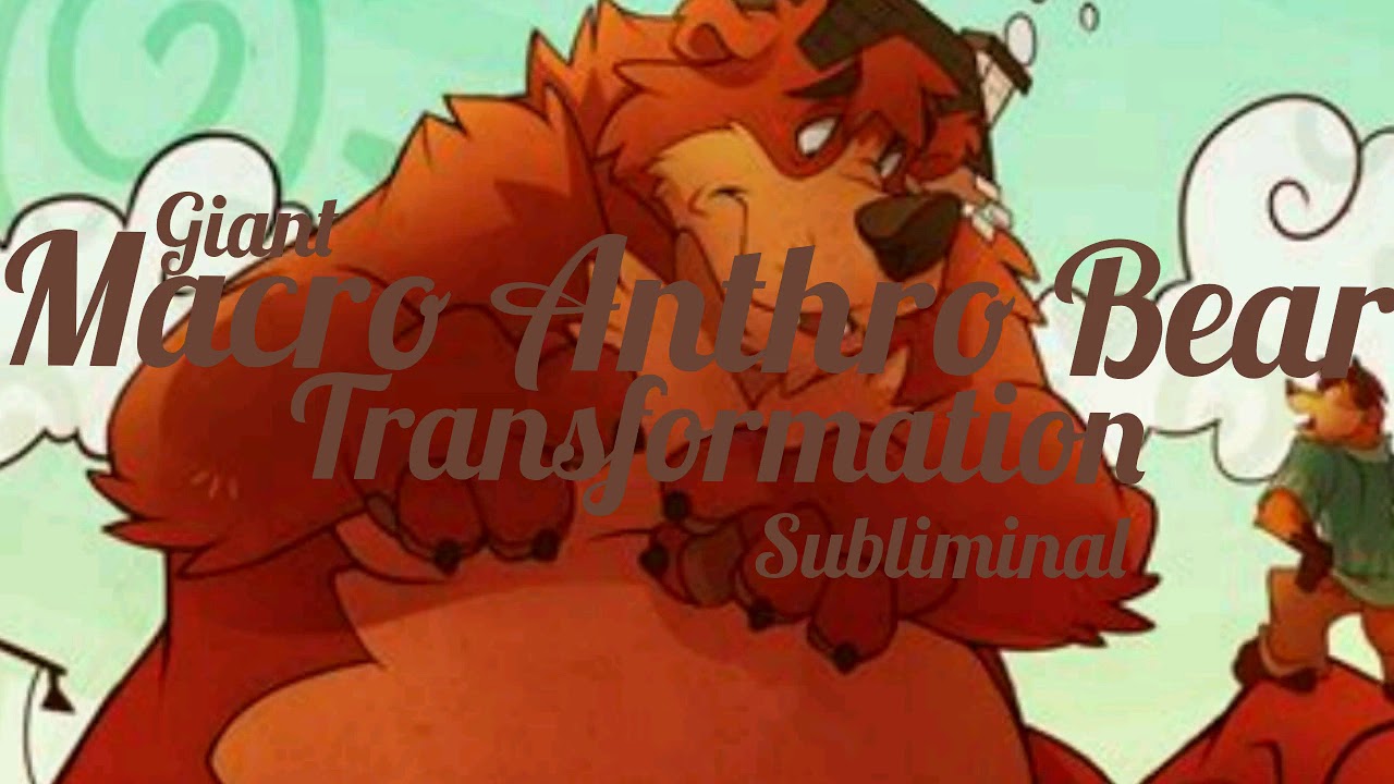 Macro Anthro Bear Transformation Subliminal Youtube