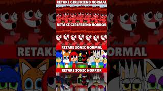Sonic Exe Normal Vs Horror Retake Vs Sprunkr Vs Sprunked Sprunki ...