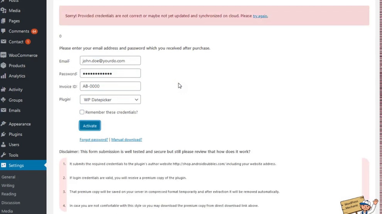 Automatic Updates Wordpress Plugin Youtube