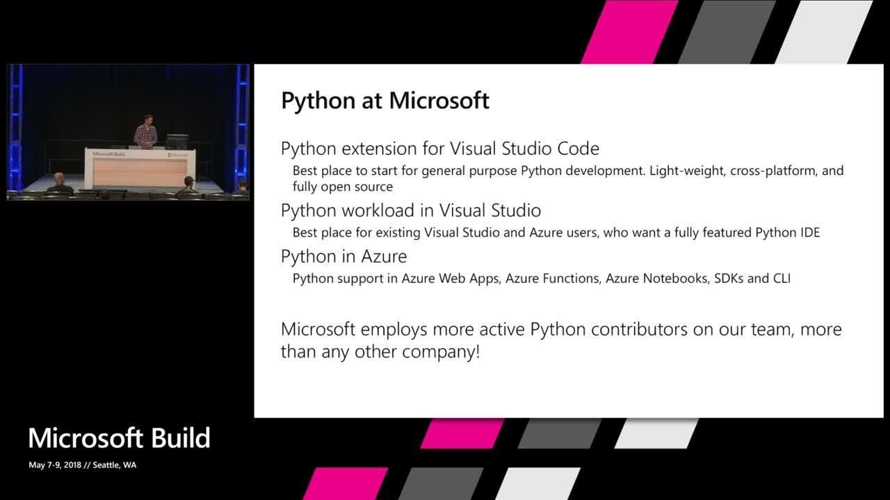 Get Productive With Python Developer Tools Build 2018 Quadexcel