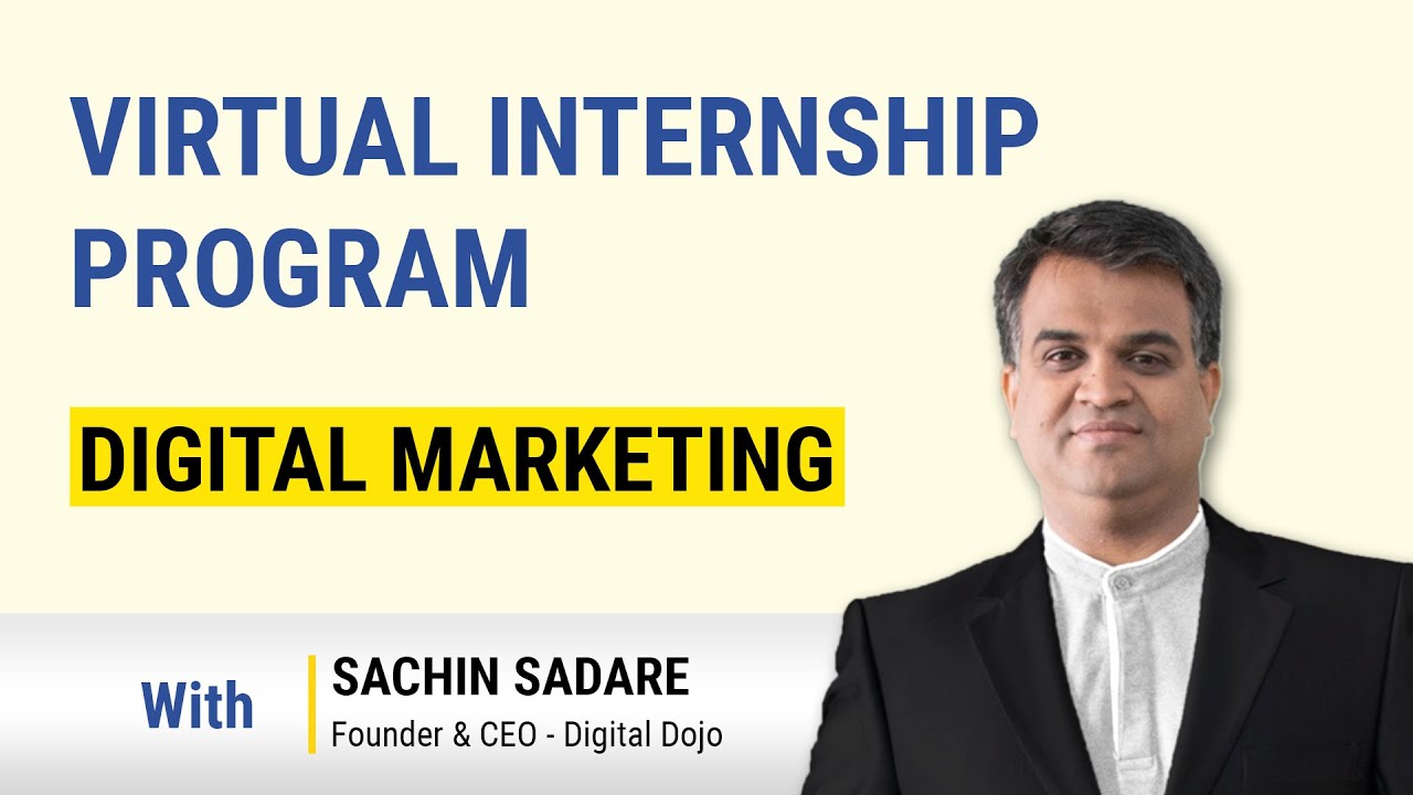 Virtual Internship Program In Digital Marketing Youtube