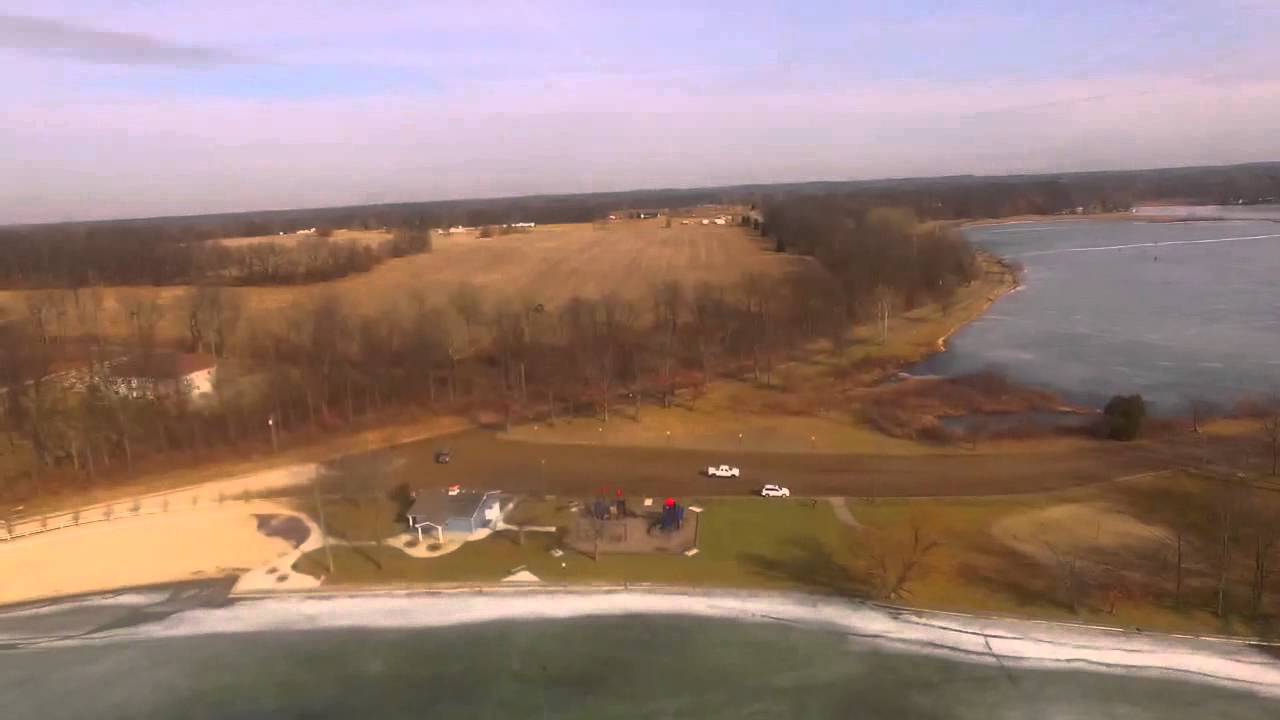 Dji Phantom 3 Sandy Beach Baw Beese Lake Hillsdale Mi Youtube