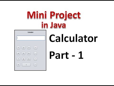 Calculator In Java Mini Project Part 1 Hindi Youtube