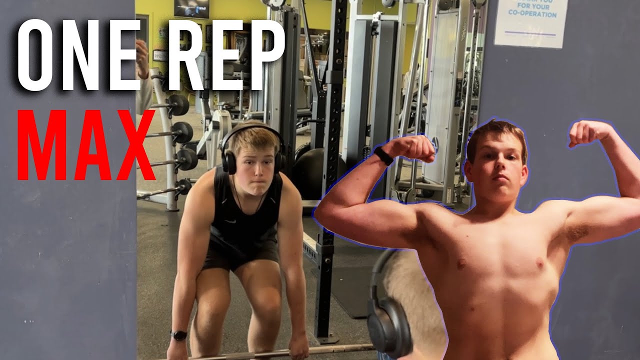 Testing My One Rep Maxes 17 Years Old Youtube