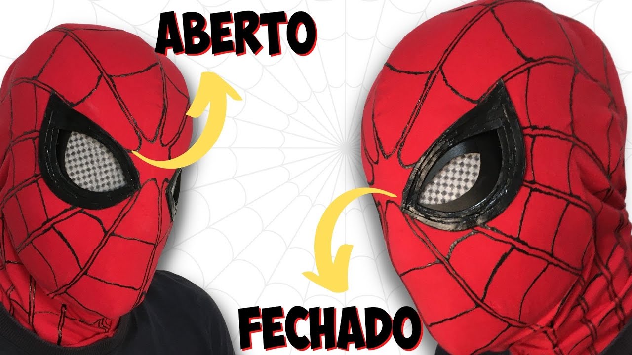 Como Fazer A Máscara Do Homem Aranha Sem Volta Para O Casa Com Olhos