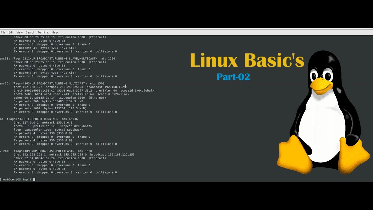 Linux Basic Part 02 Linux Commands Explanation Linux Tutorial Youtube