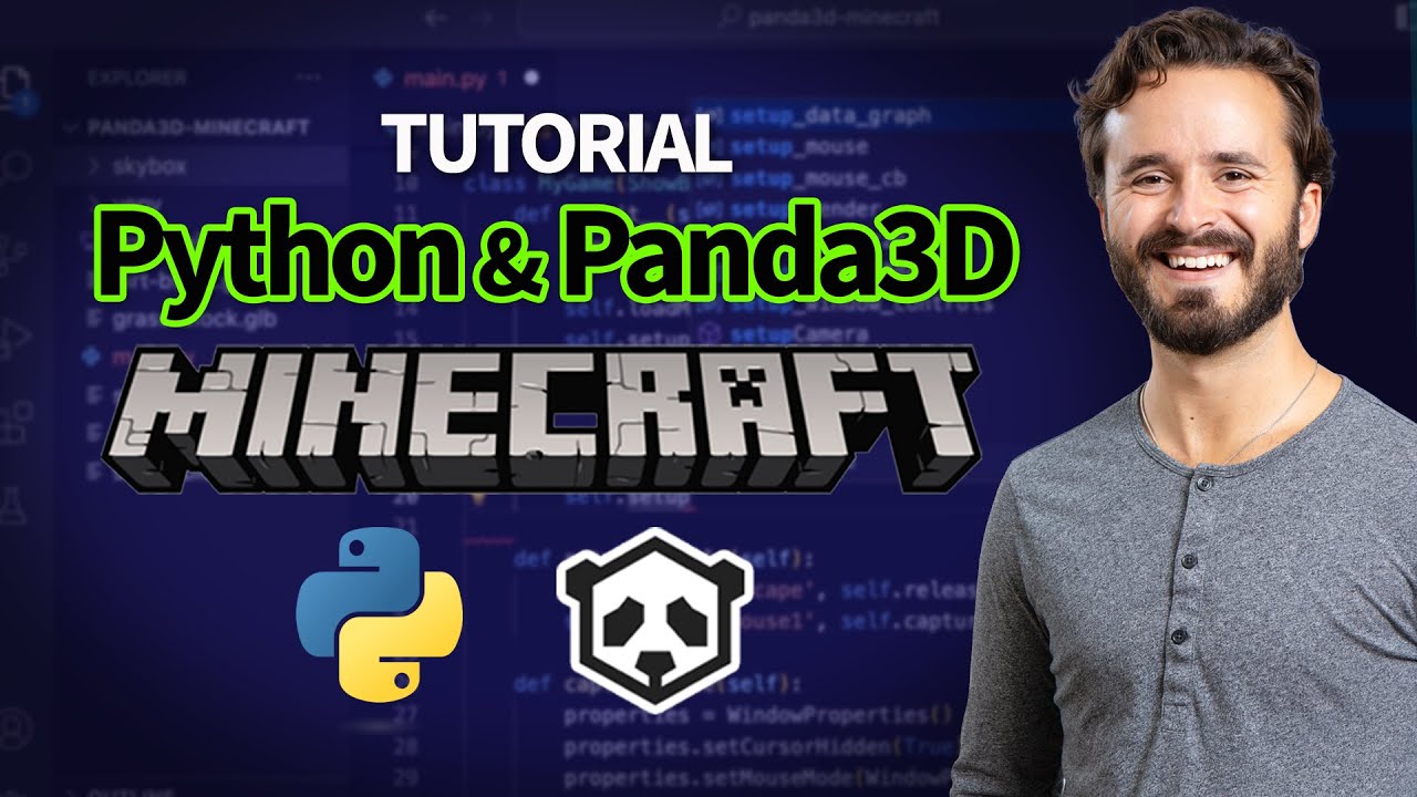 How To Create Minecraft In Python And Panda3d Youtube