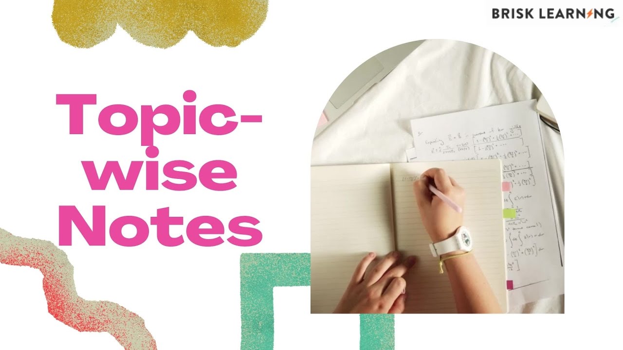 Topic Wise Notes Package Youtube