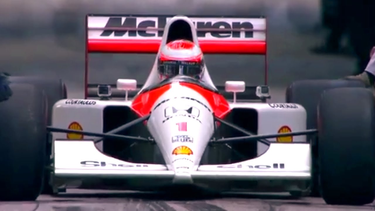 Jenson Button Drives Senna S Mclaren Mp4 6 Youtube