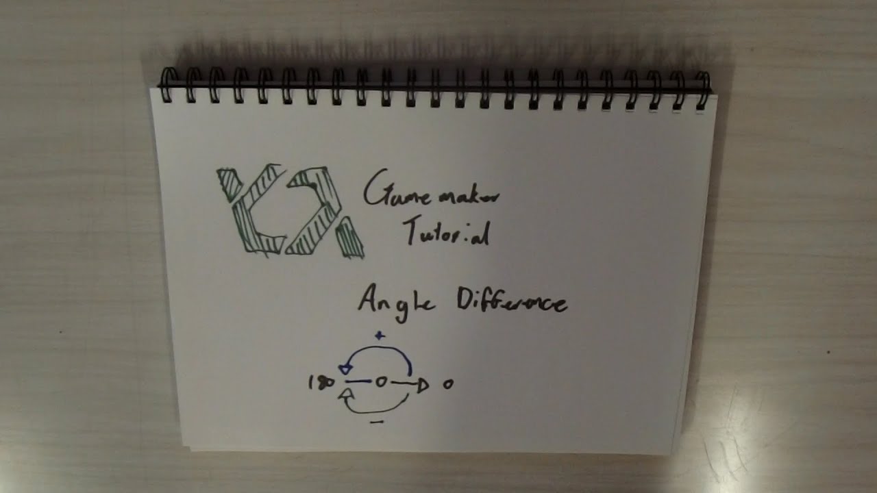 Gamemaker Studio 1 Angle Difference Tutorial Youtube