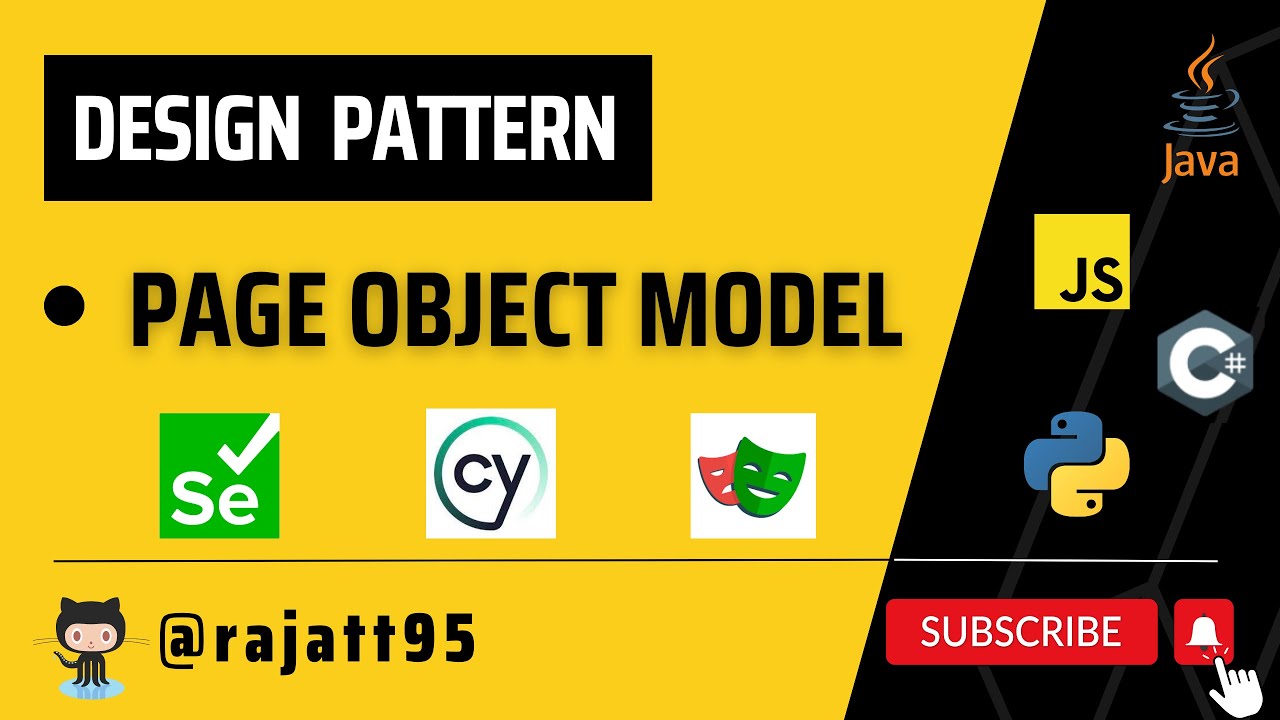 Tutorial Page Object Model Part 01 What Why How Youtube