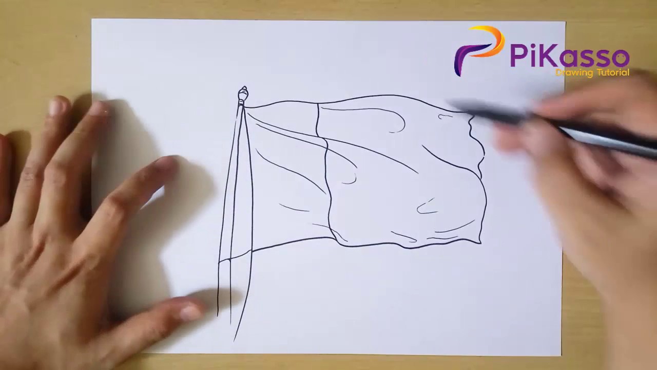 How To Draw National Flag Youtube