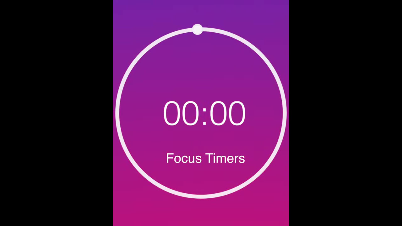 Study Focus Timer Showcase Youtube