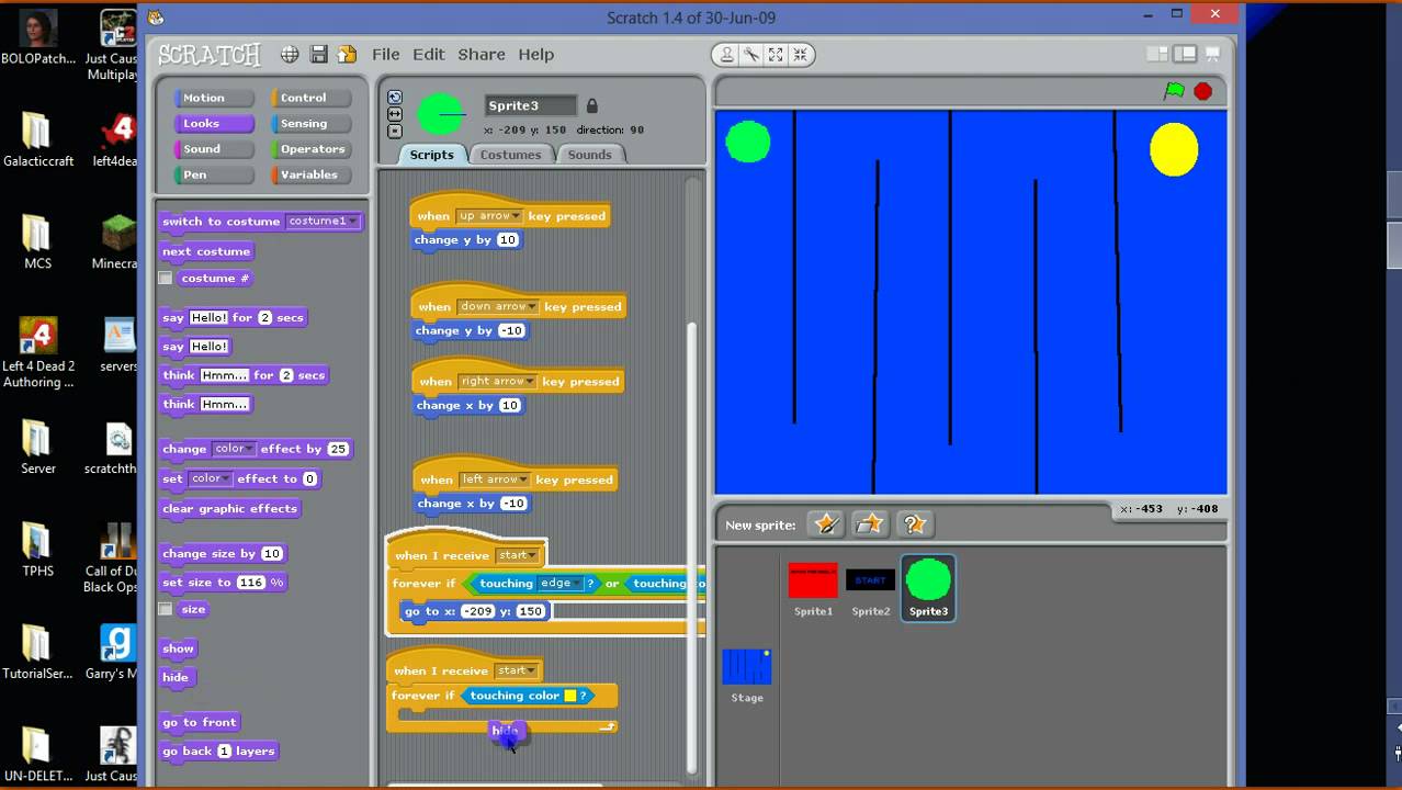 Scratch Simple Game Tutorial Youtube