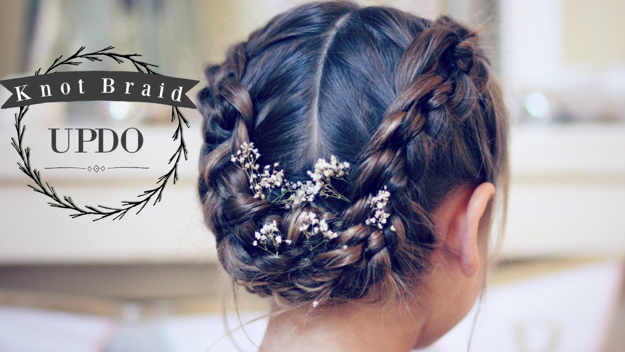 Knotted Braid Updo Tutorial Youtube