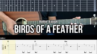 Birds Of A Feather Billie Eilish Easy Guitar Tutorial Guitar