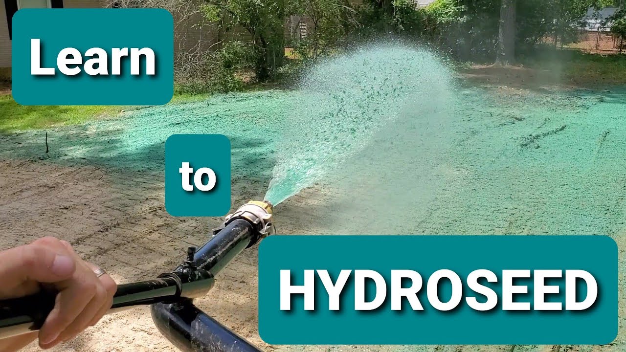 How To Hydro Seed Hydro Seeding 101 Youtube
