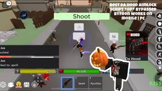 Op Roblox Best Da Hood Aimlock Script Gui Pastebin Works On Mobile Pc ...