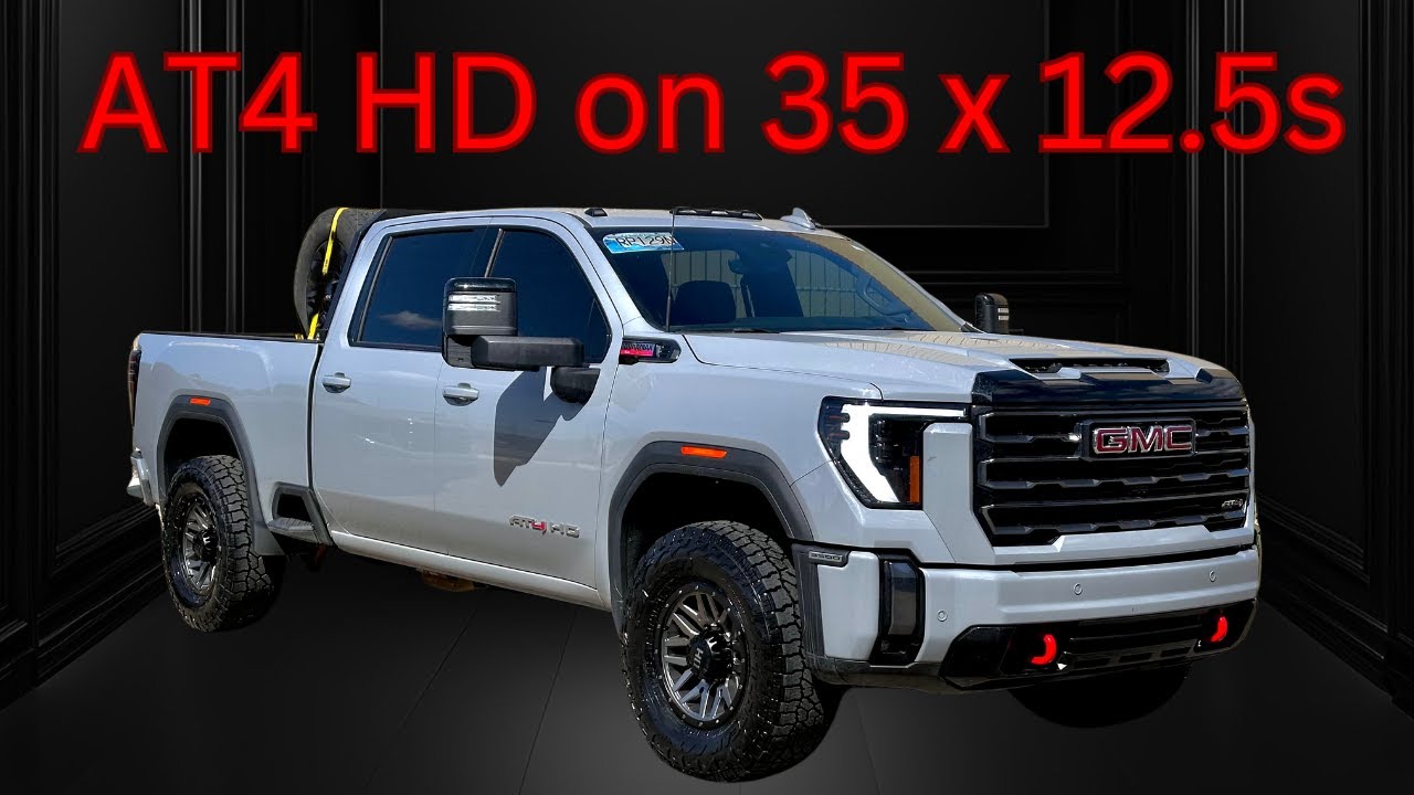 Will 35 X 12 5 Tires Fit A Stock At4 Hd 3500 And Other Mods Youtube